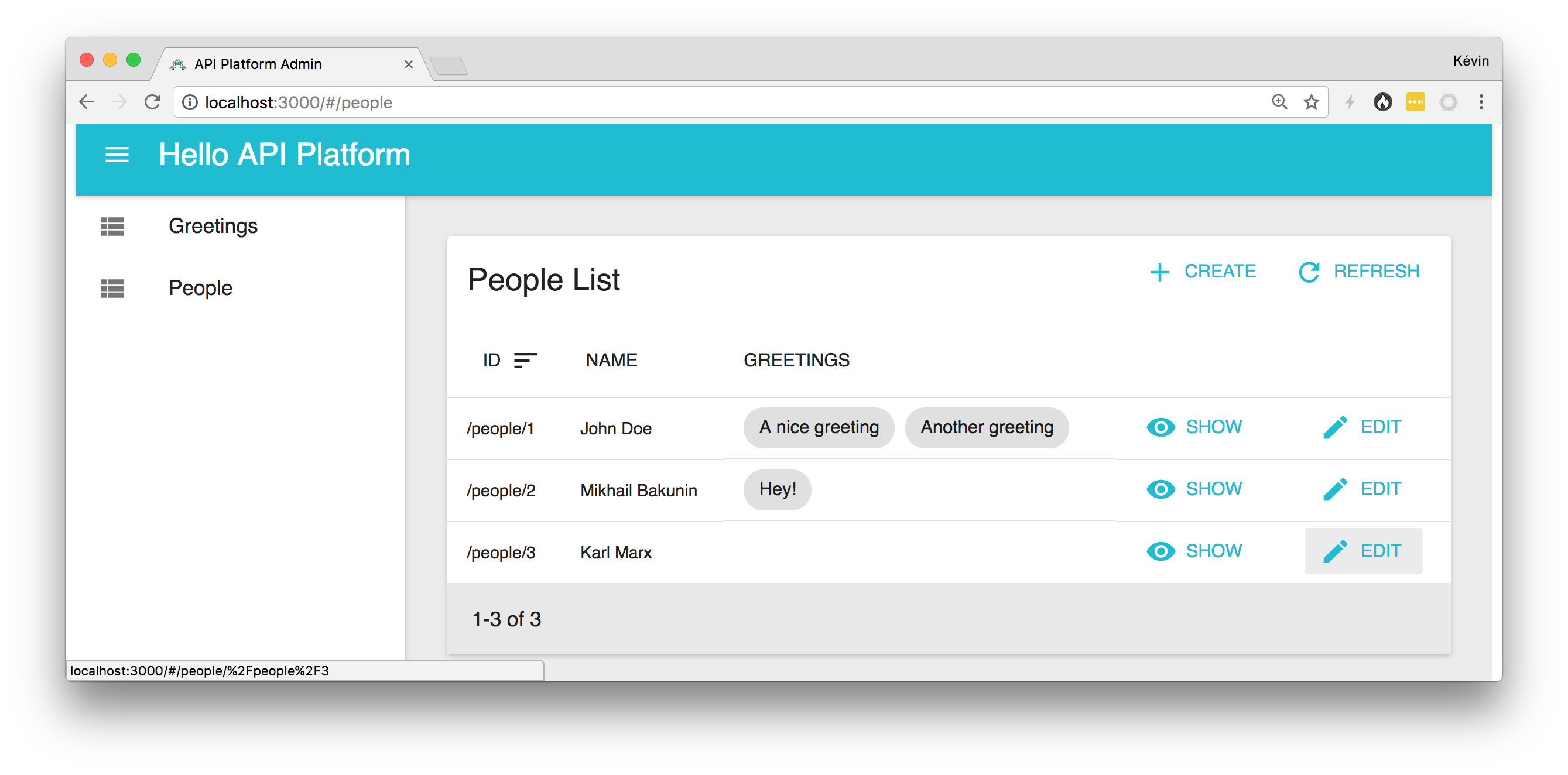 API Platform Admin 0 2 An Admin In 1 Minute For Your API React 